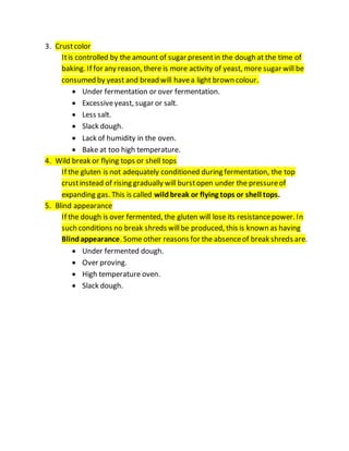 Bread faults | DOCX