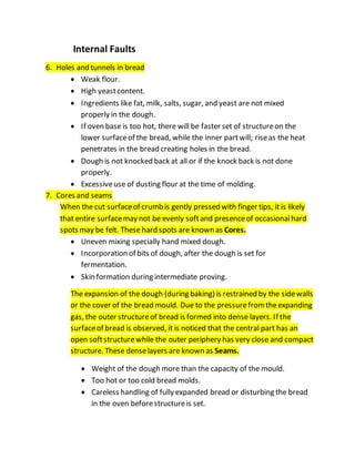 Bread faults | DOCX