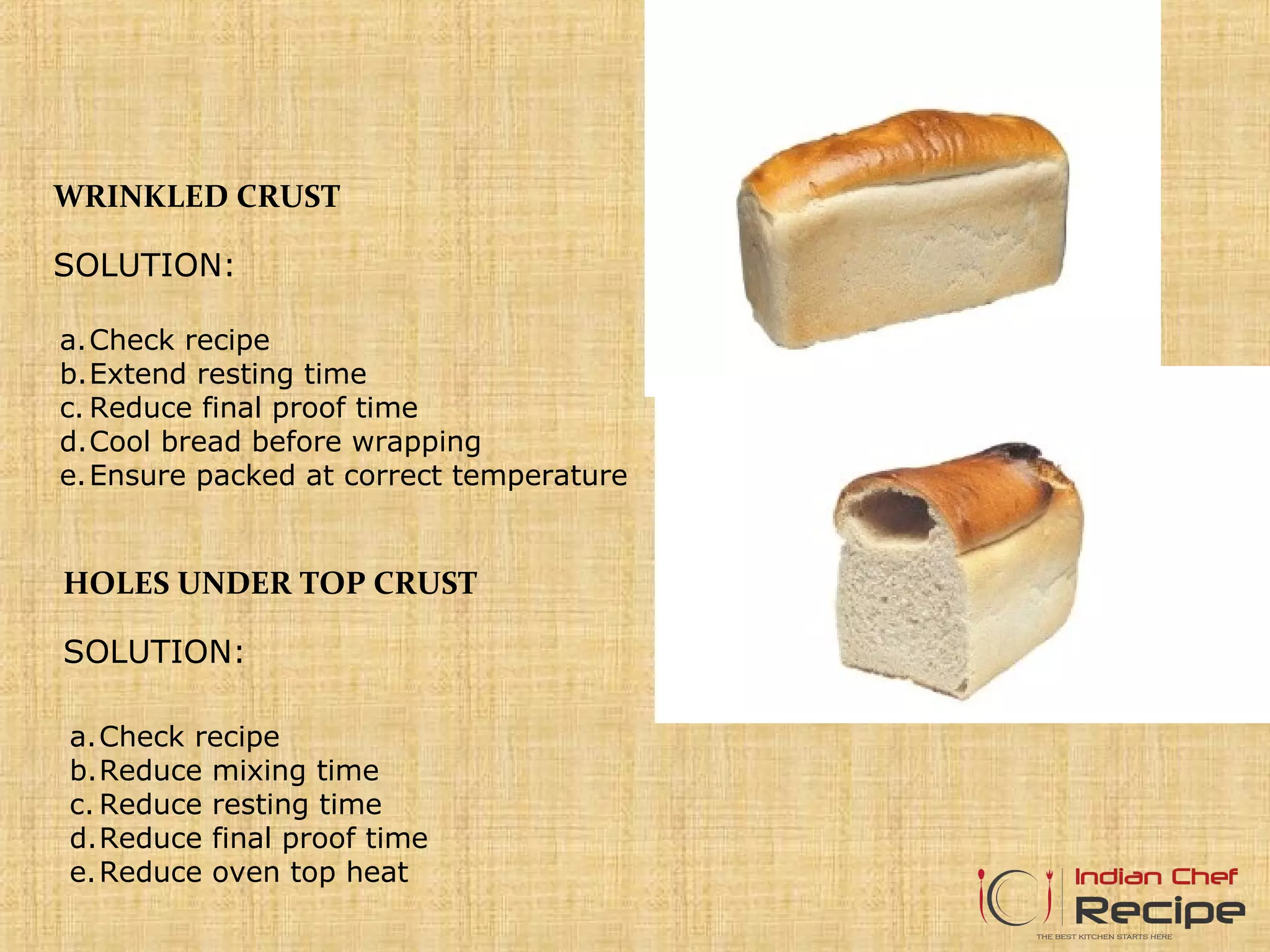 Bread faults and remidies by indianchefrecipe @ www.indianchefrecipe.com