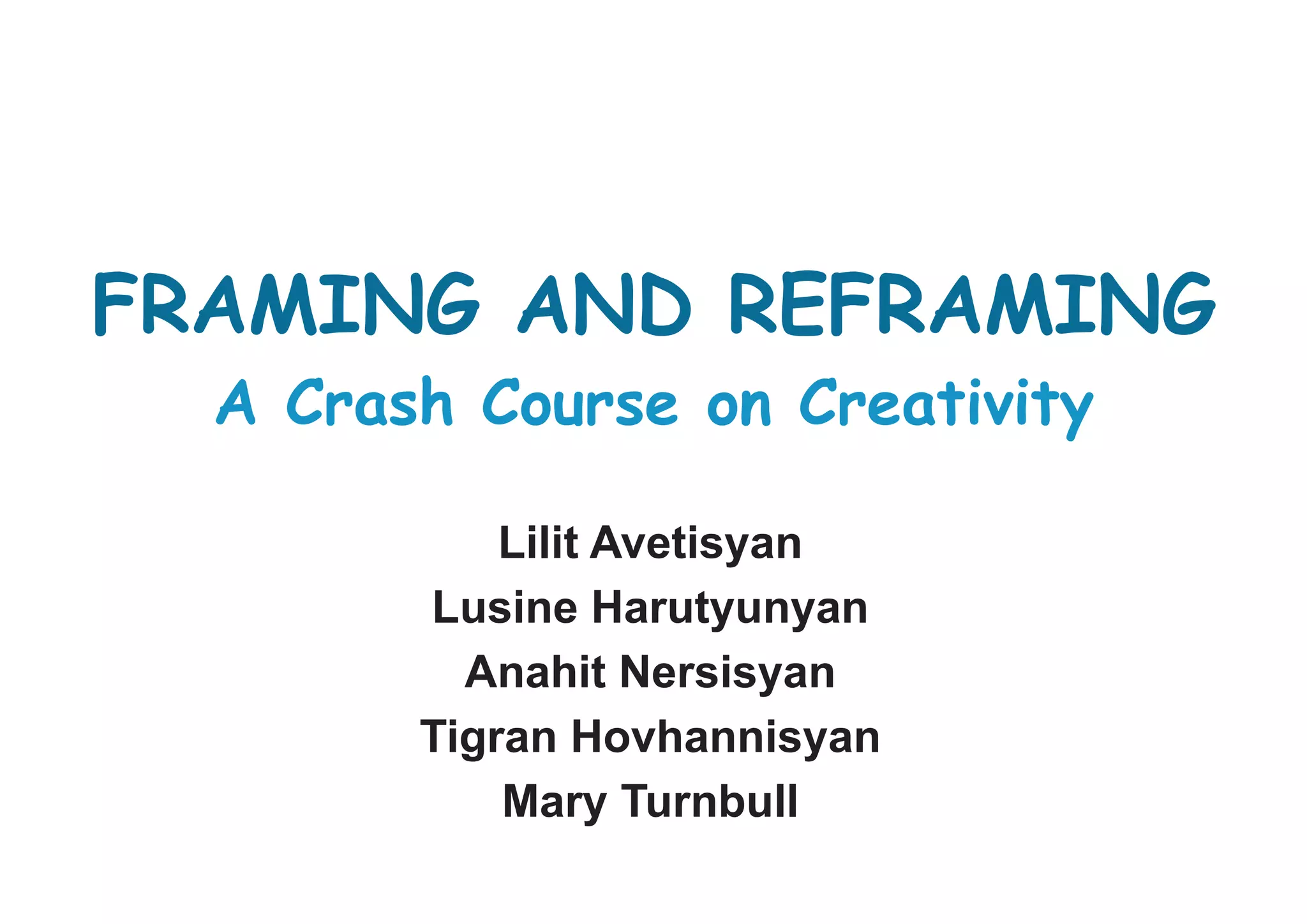 Bread: framing and reframing | PDF