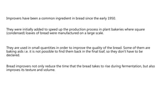 Bread improvers | PPTX