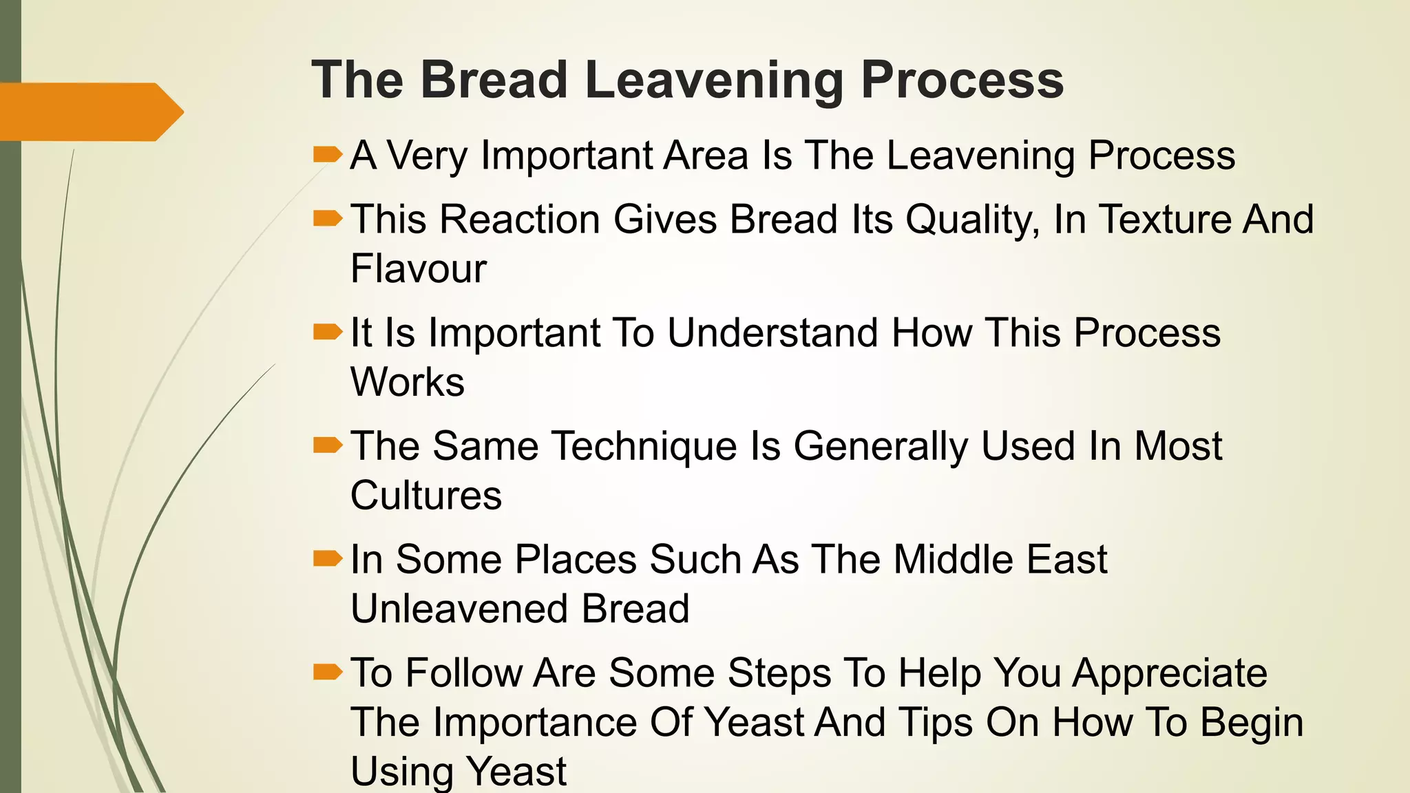 The Bread leavening Process And Sourdough Starter | PPTX