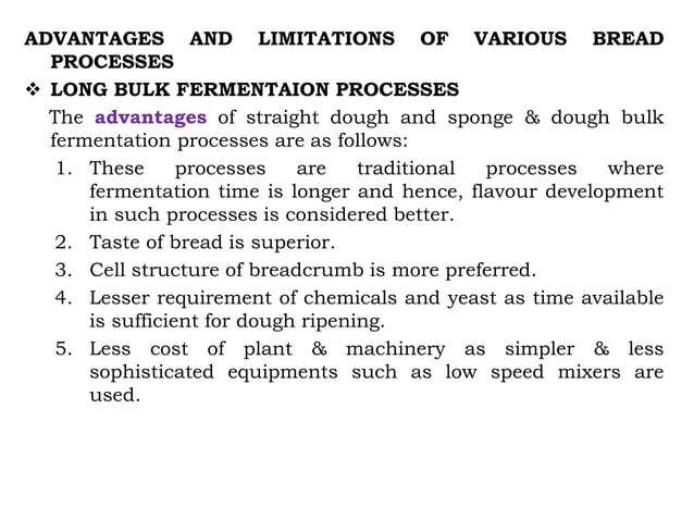 Bread manufacturing process | PPTX