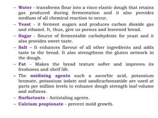 Bread manufacturing process | PPTX