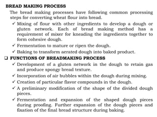 Bread manufacturing process | PPTX