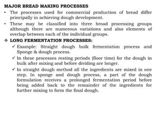 Bread manufacturing process | PPTX