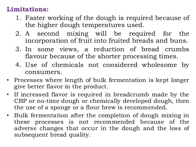 Bread manufacturing process