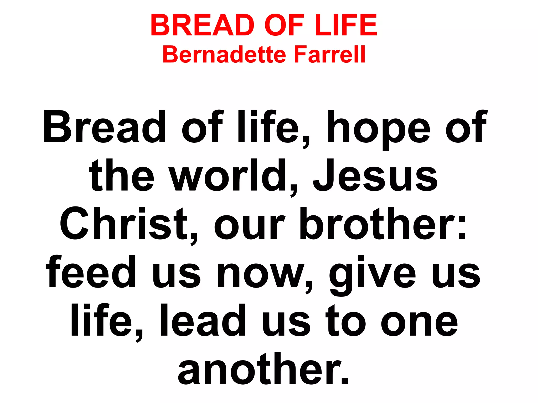 Bread of life(Farrell).pptx