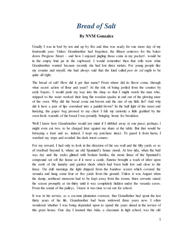 Bread of Salt (Full Story)