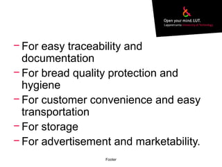 Bread packaging. | PPT