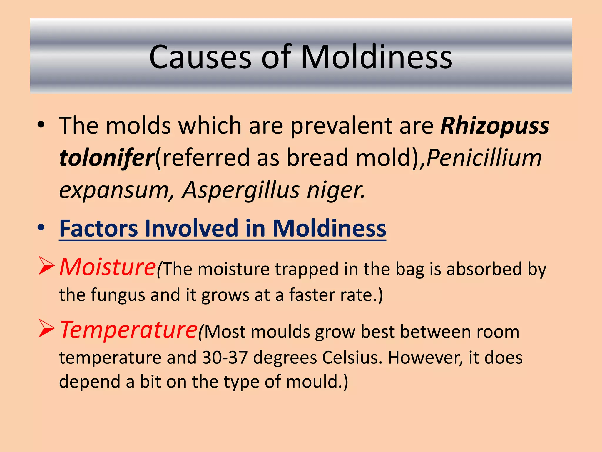 Bread spoilage and staling | PPTX