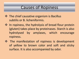 Bread spoilage and staling | PPTX