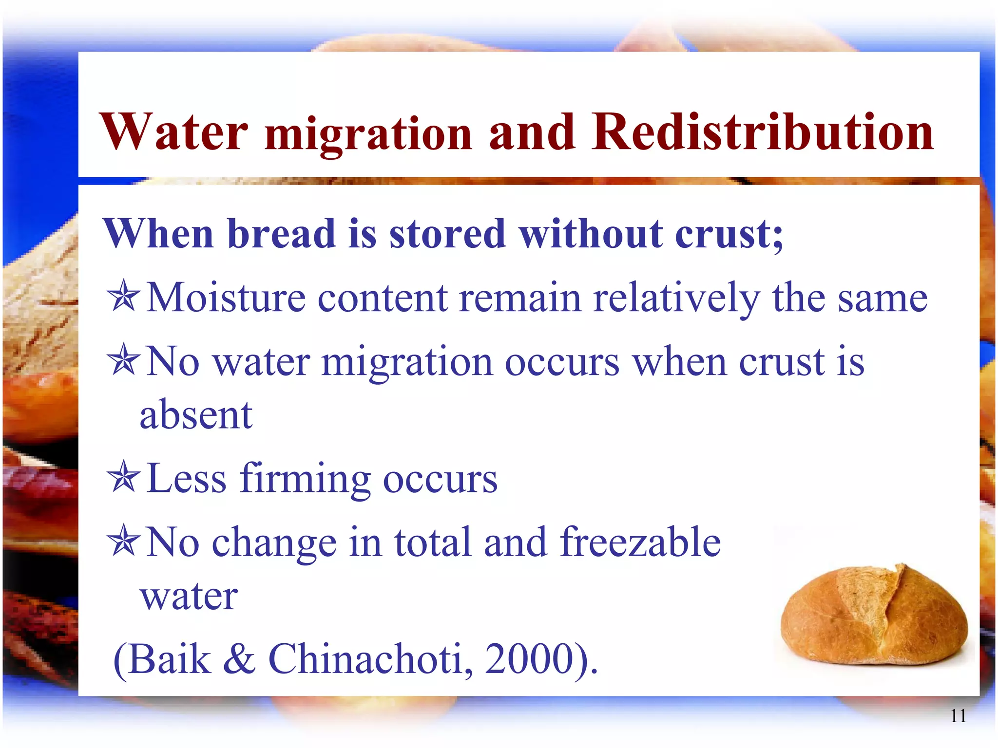 Causes of bread staling | PDF