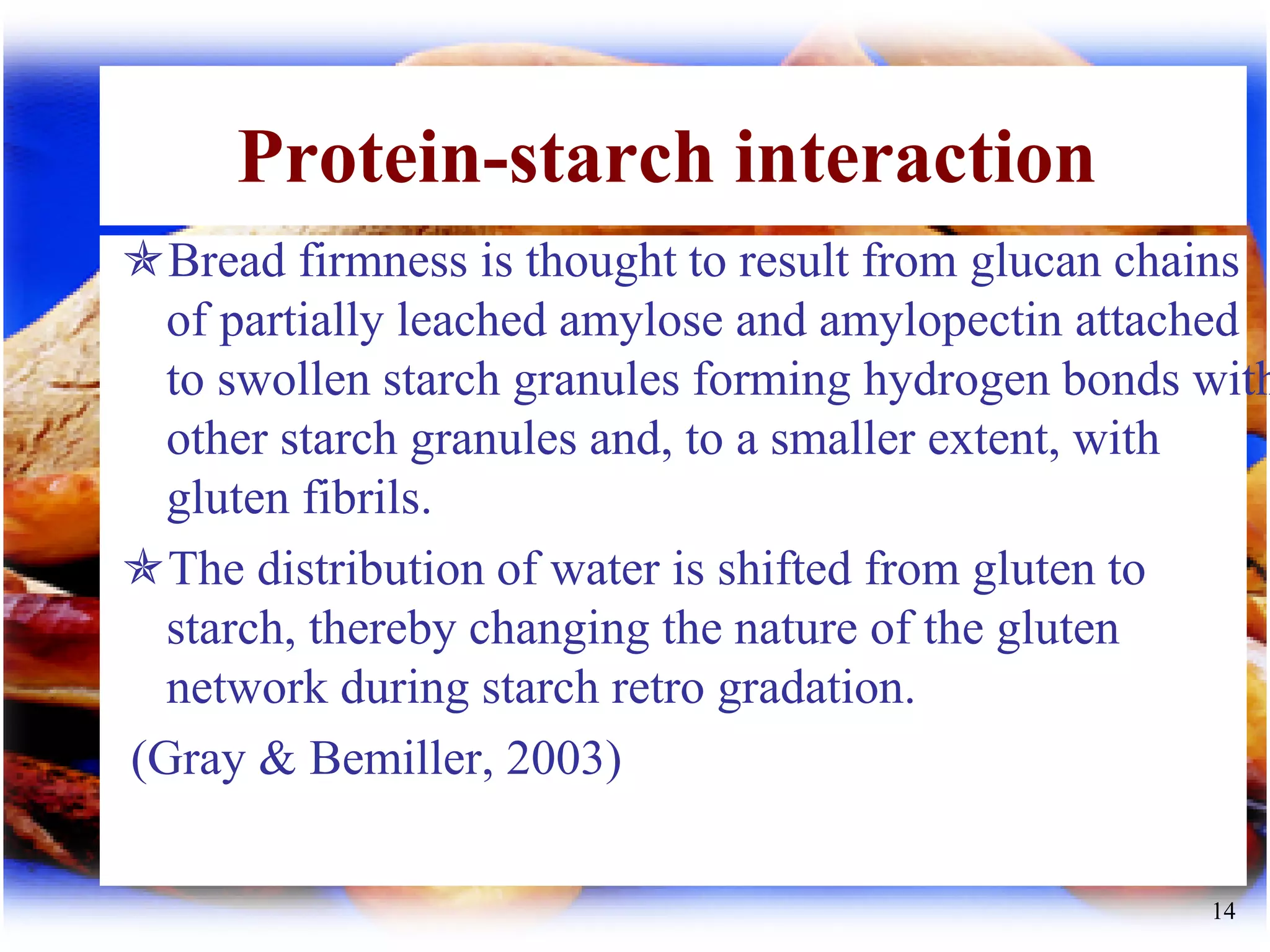 Causes of bread staling | PDF