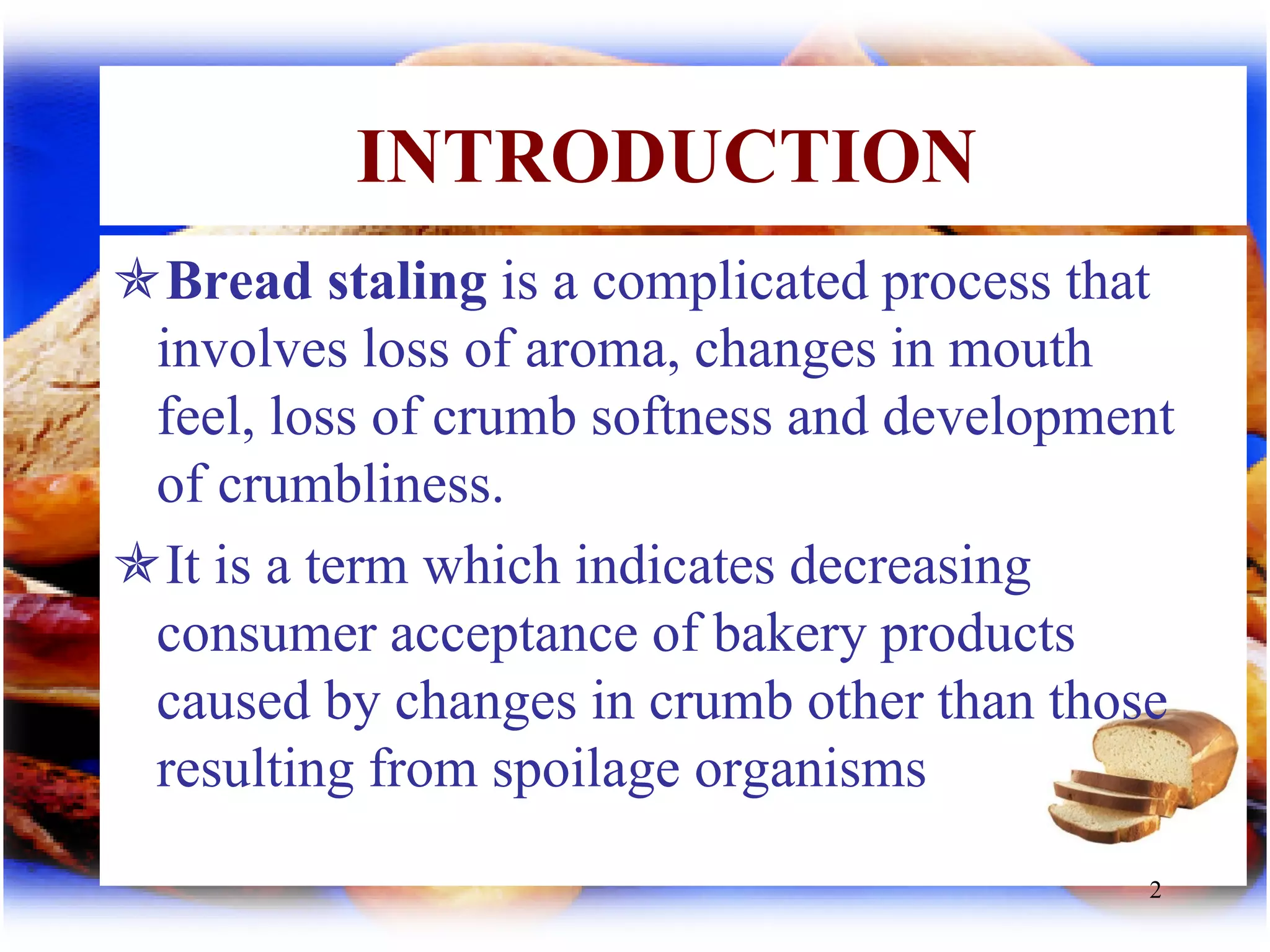 Causes of bread staling | PDF