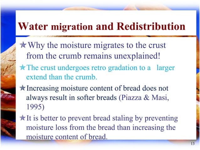 Causes of bread staling | PDF