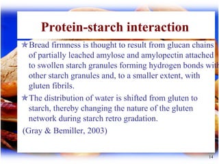 Causes of bread staling | PDF