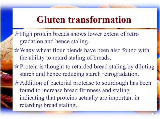 Causes of bread staling | PDF