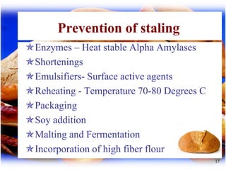 Causes of bread staling | PDF