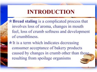 Causes of bread staling | PDF
