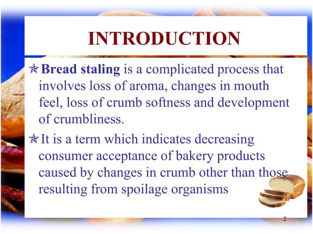 Causes of bread staling | PDF