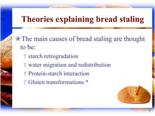 Causes of bread staling | PDF