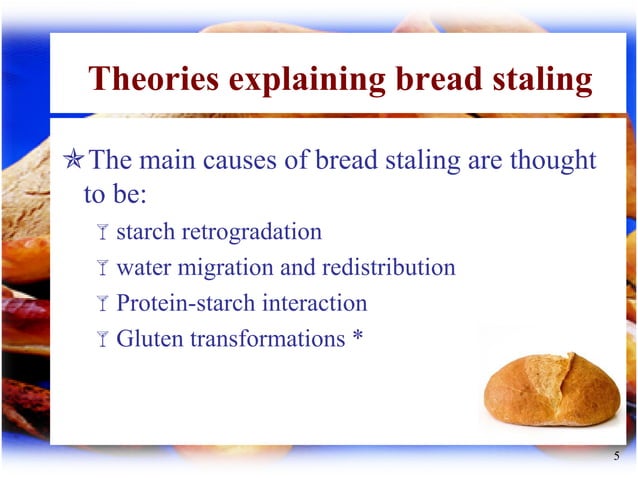 Causes of bread staling | PDF