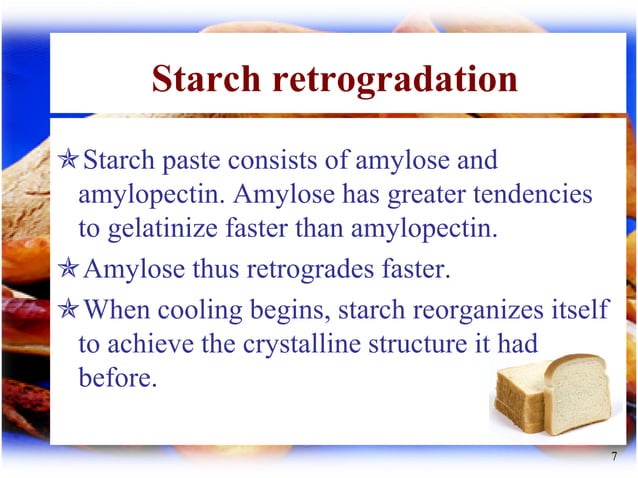 Causes of bread staling | PDF