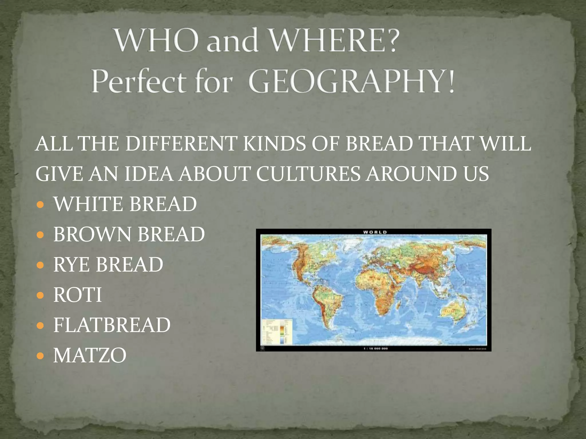 Bread – teachingtool for schools | PPTX