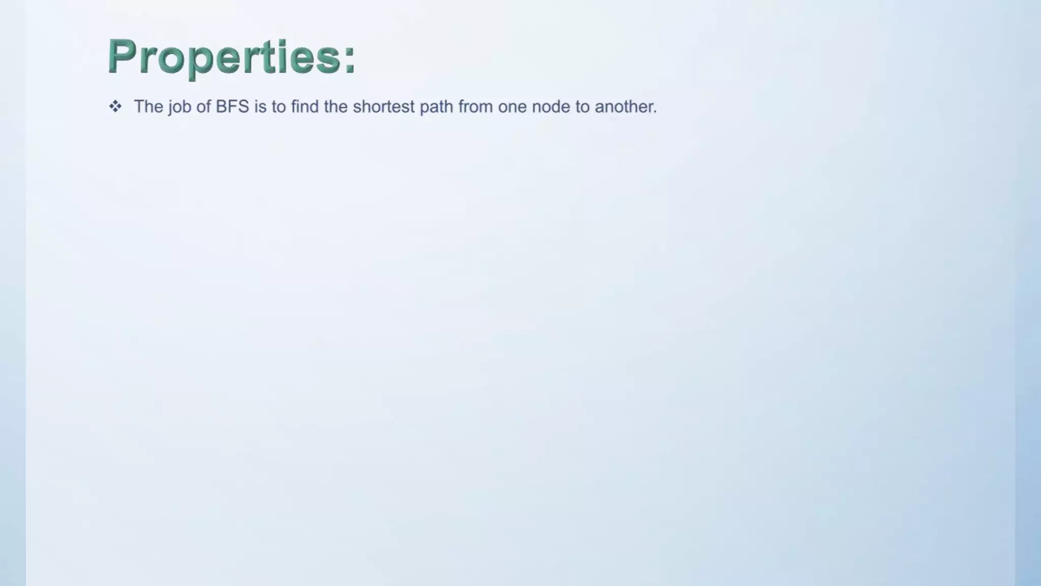 Breadth first search (BFS) | PPT