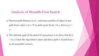 Breadth first search (Bfs) | PPTX