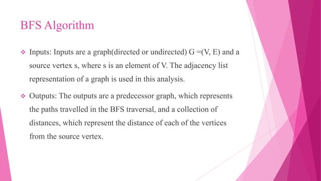 Breadth first search (Bfs) | PPTX | Search | Internet