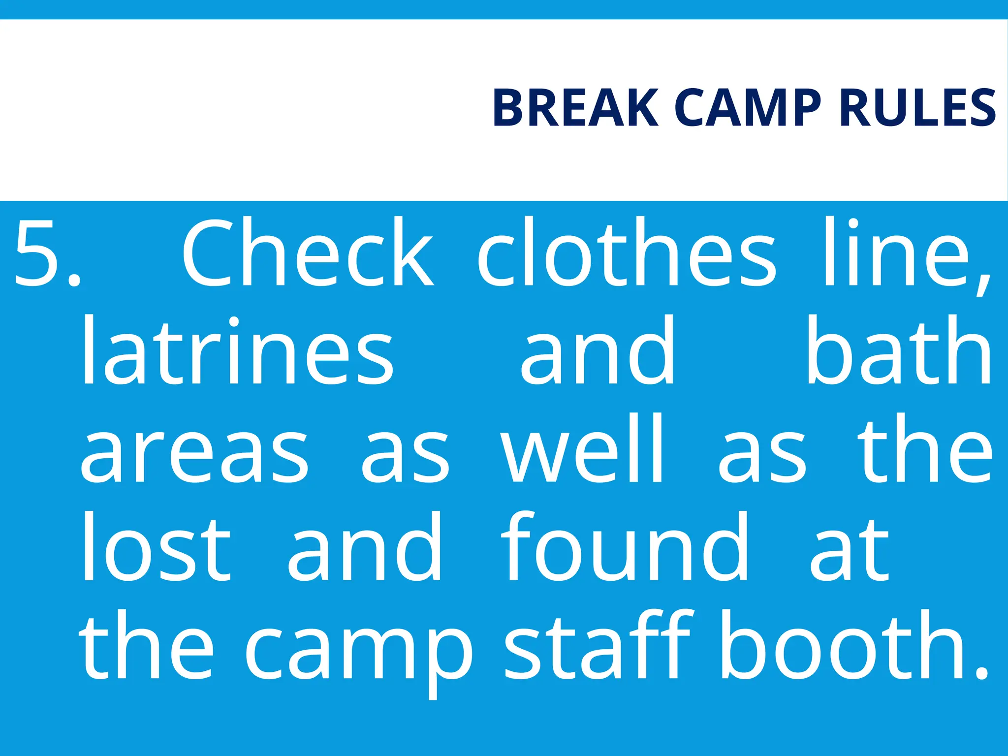 break-camp.ppt a guide to scouting presentation | PPT