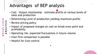 Break even analysis | PPTX
