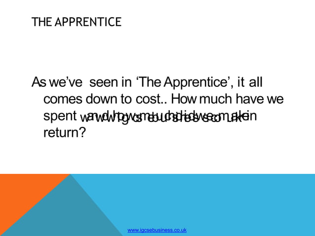 Costs and Break Even Analysis | PPTX