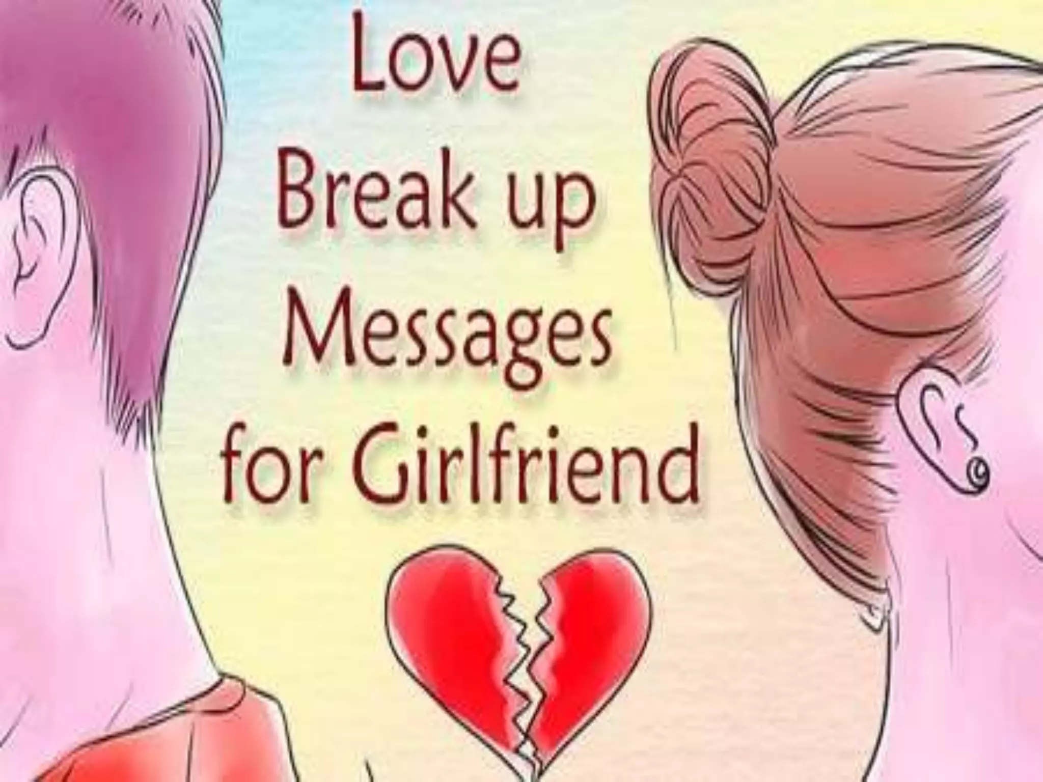 Sample Break Up Text Messages | PPTX
