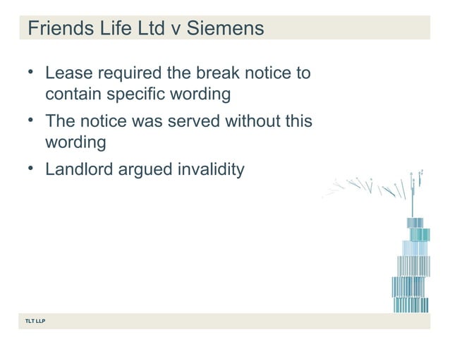 Break clauses: where are we now? | PPT