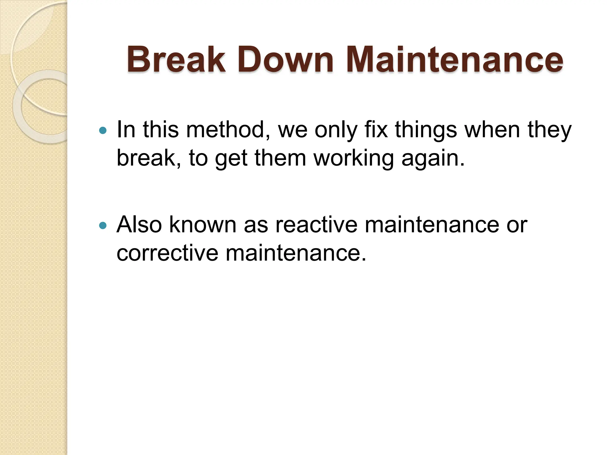 Breakdown Maintenance in engineering.pptx