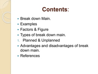Breakdown Maintenance in engineering.pptx