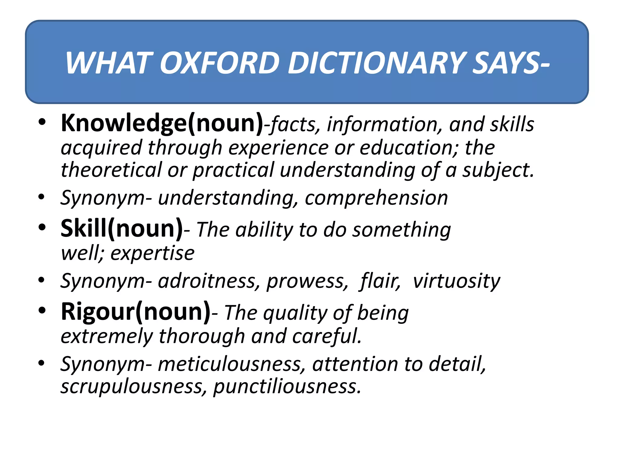 Breakdown of bloom's taxonomy | PPTX