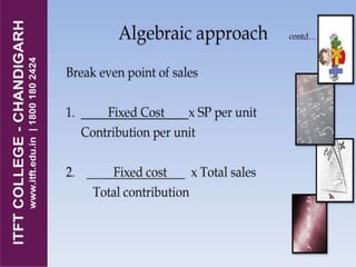 ITFT - Break even analysis | PPT | Free Download
