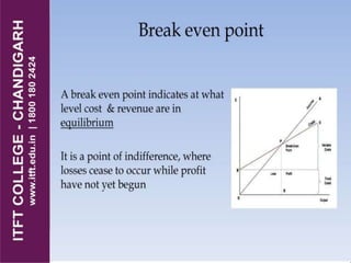 ITFT - Break even analysis | PPT | Free Download
