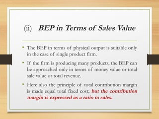 Break even analysis | PPT