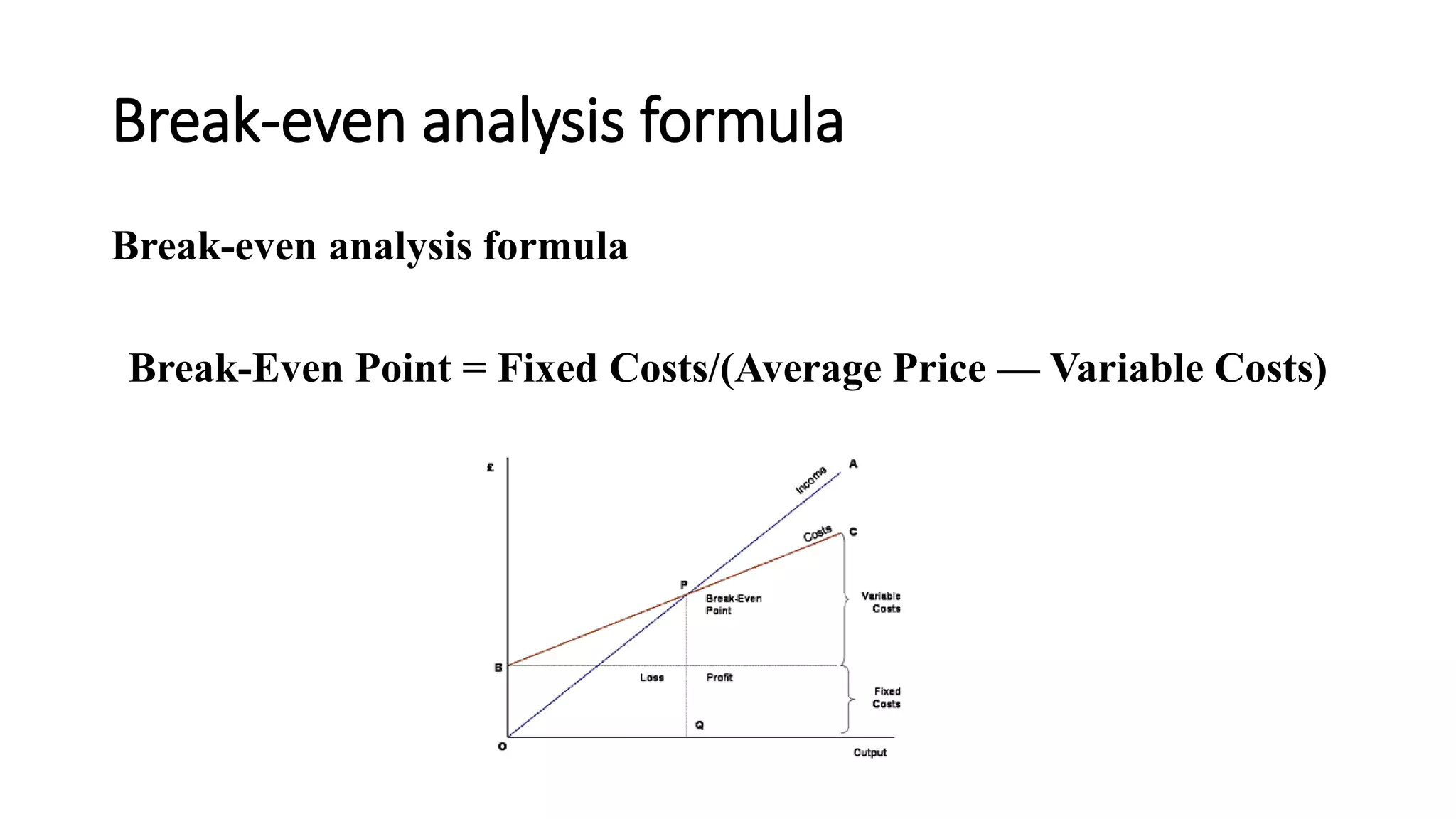 Break even analysis | PPTX