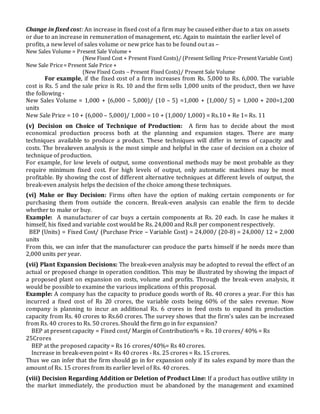 Break Even Analysis | DOCX