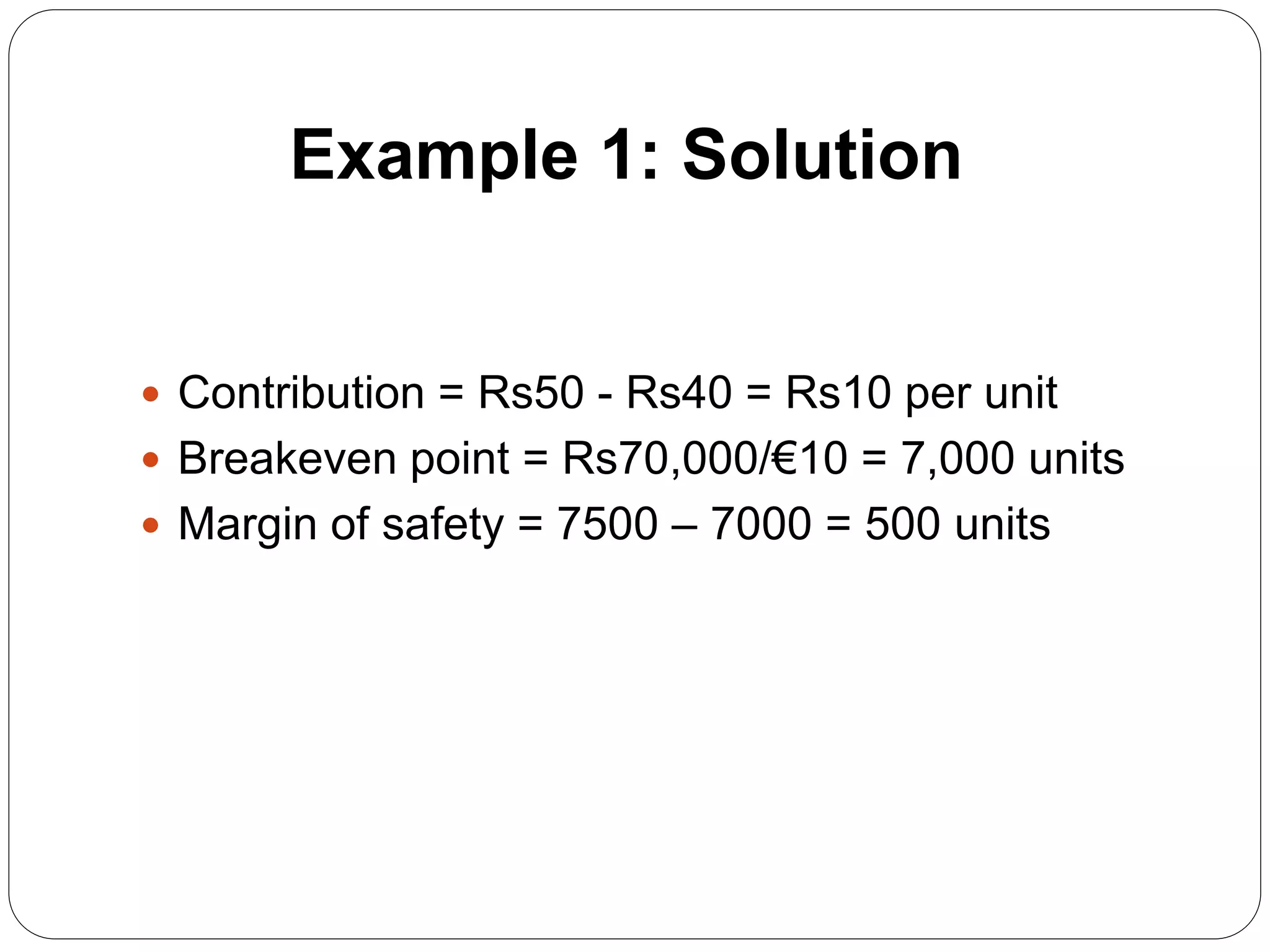 Break Even Analysis.ppt