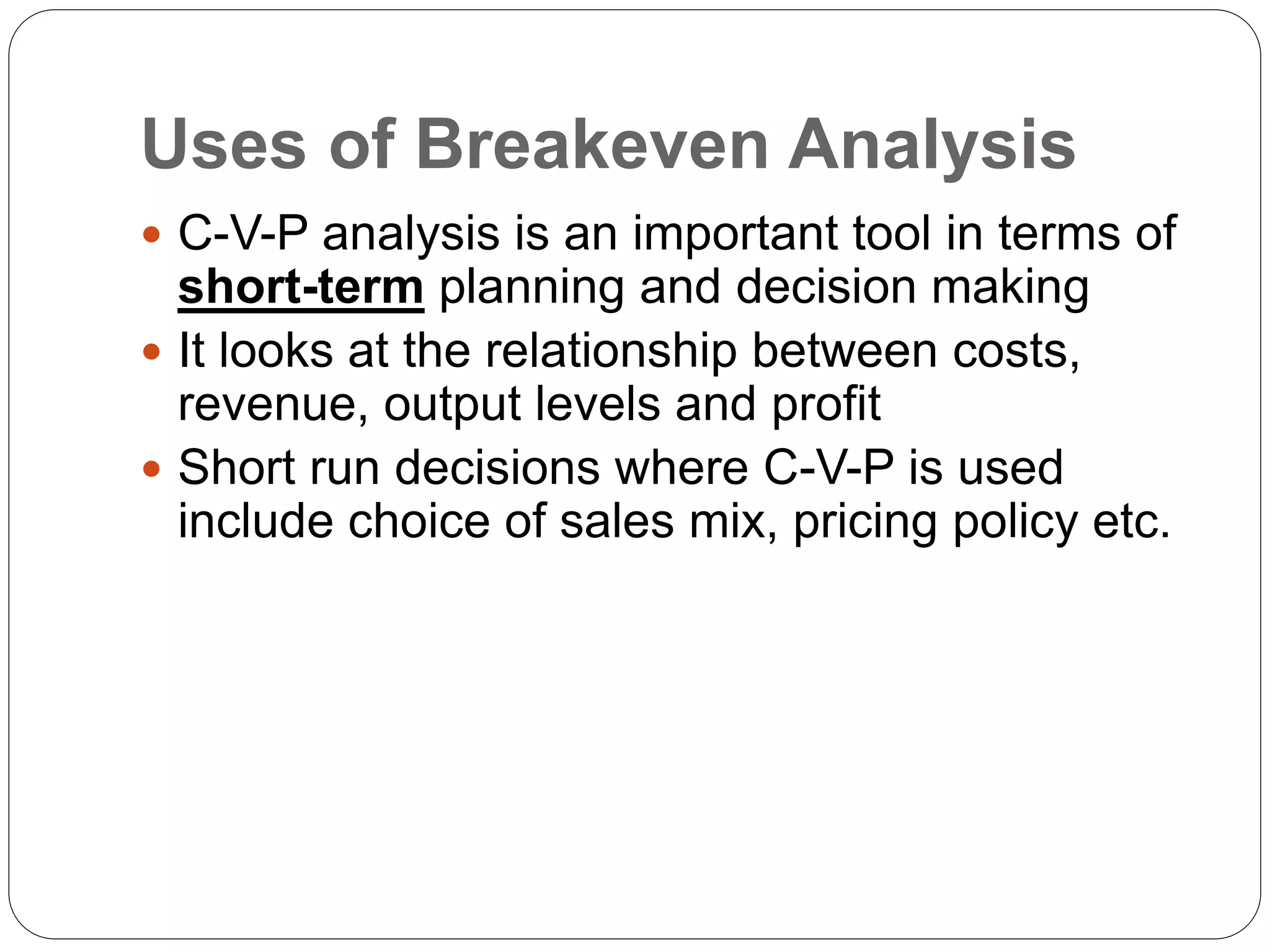 Break Even Analysis.ppt