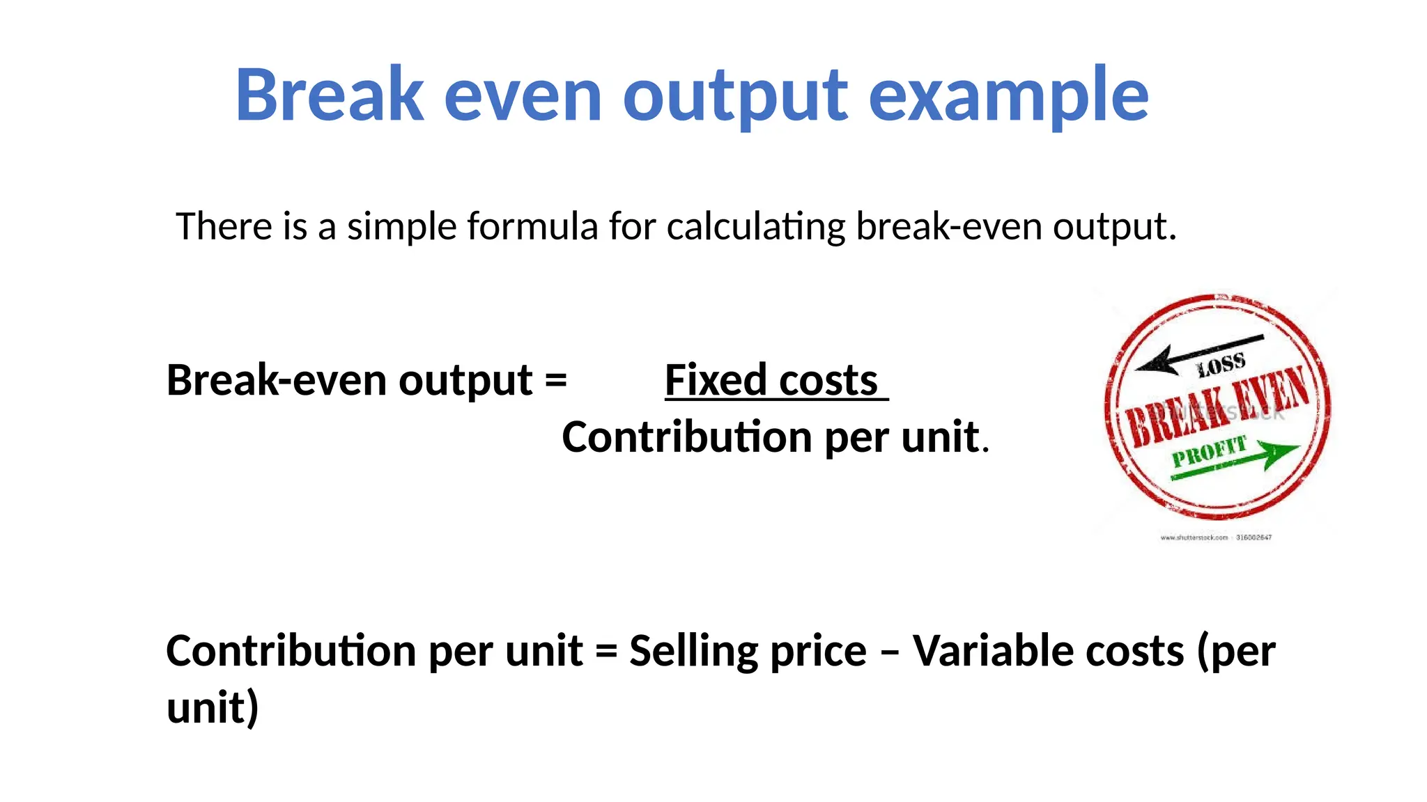 Break even analysis for the upcoming.pptx