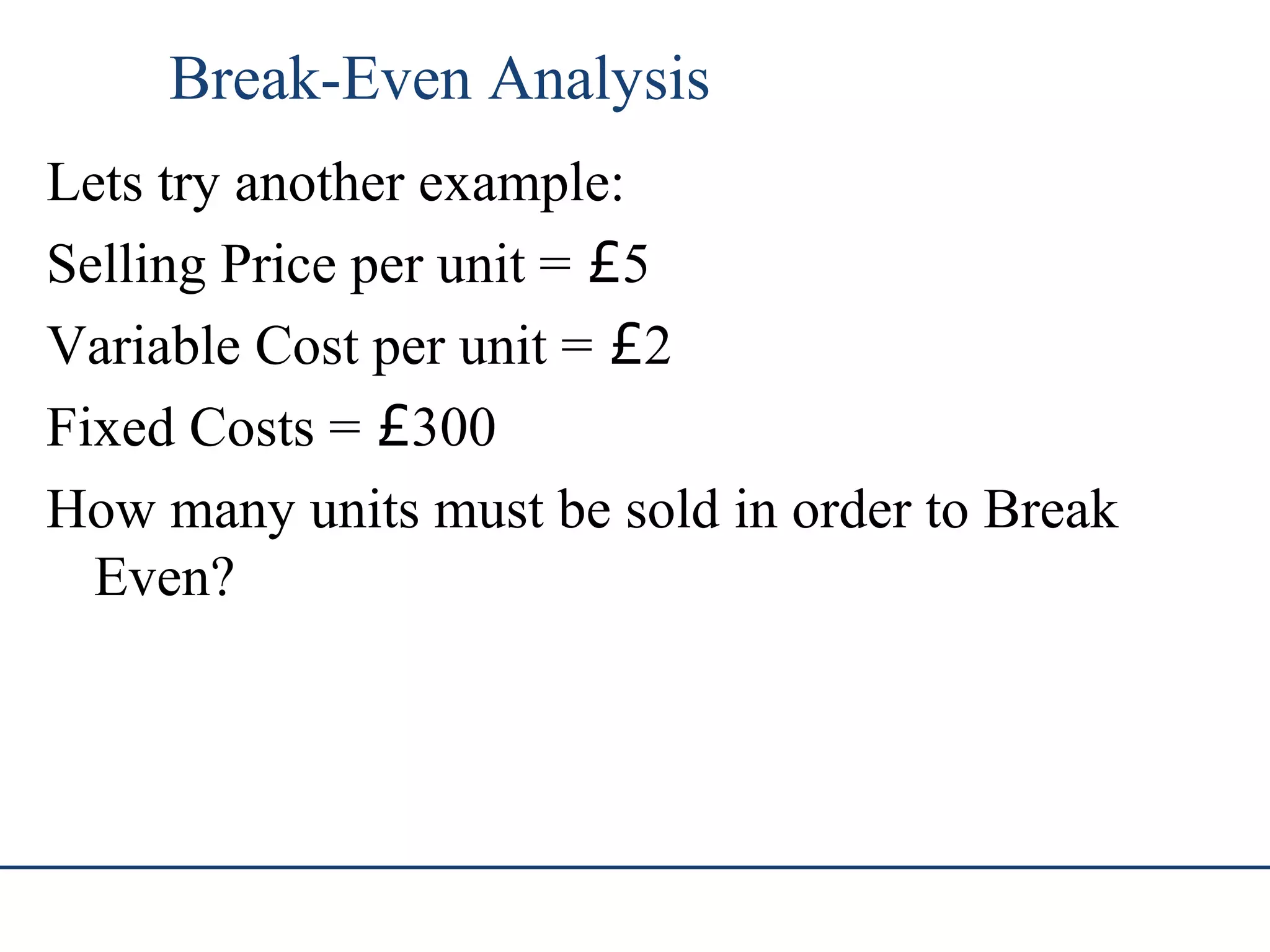 Break Even Charts Simplified | PPT