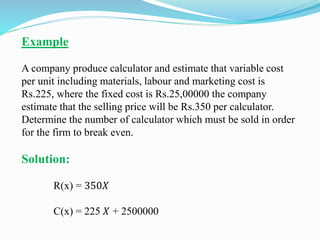 Break even point | PPT